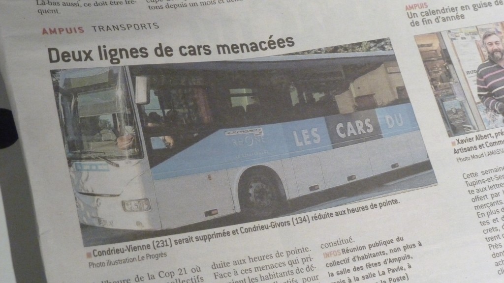 Cars du Rhône : le regard d’un élu de la Métropole | L'écume d'un jour